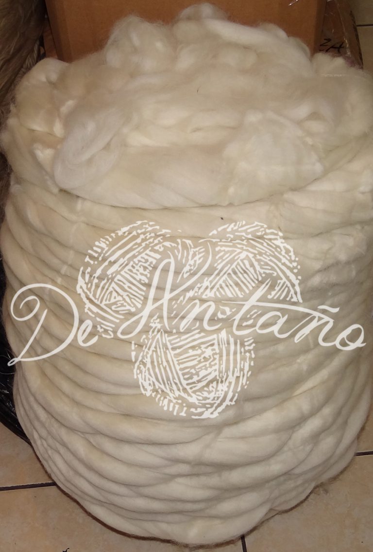 Vellón Peinado Corriedale Crudo - Lanas De Antaño